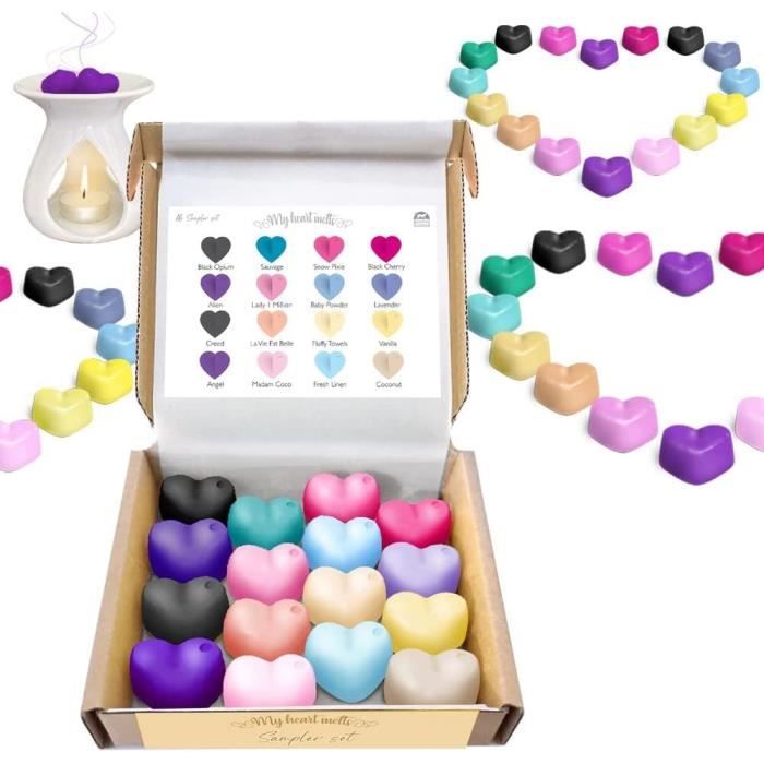 16 Sampler Pack : Coffret Cadeau De Cires Fondues Avec 16 Senteurs ...