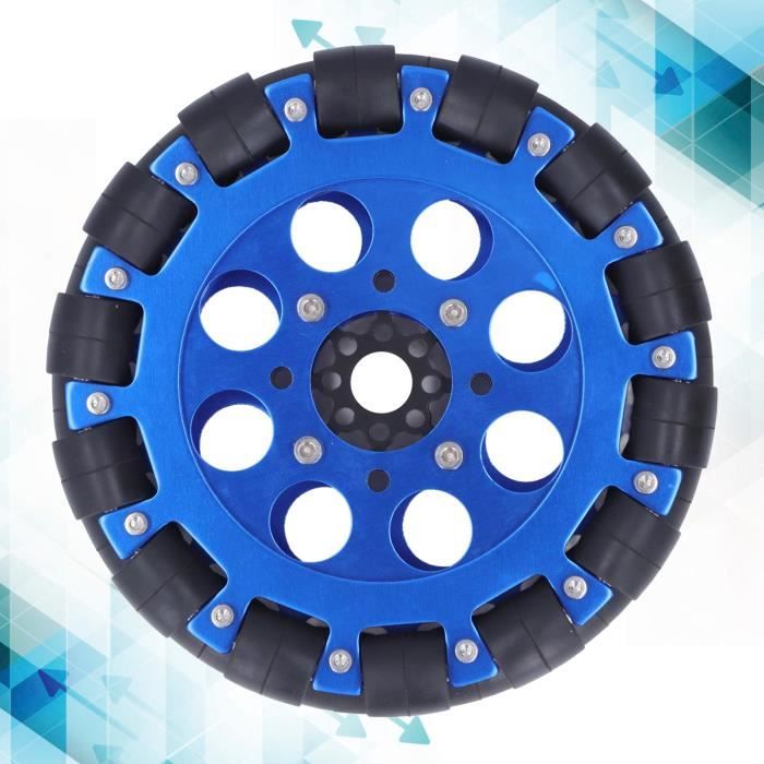 YUM Roue omnidirectionnelle de robot Roue Omnidirectionnelle auto arbre ...