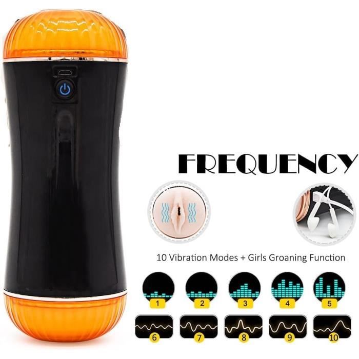 Masturbâteur Cup Va Et Vient Automatique Rechargeable Homme Avec Voix ...