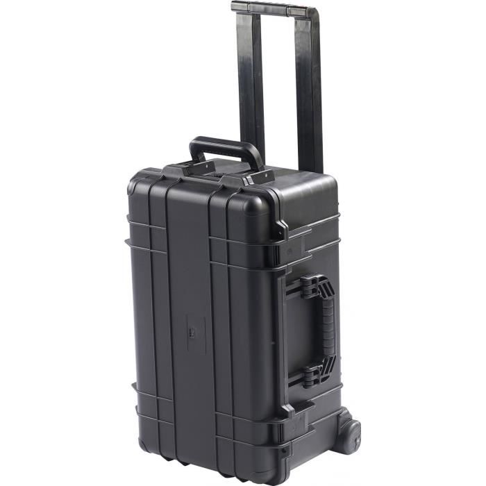 Valise technique étanche - X-CASE - 35 L - Noir - Rembourrage ajustable ...