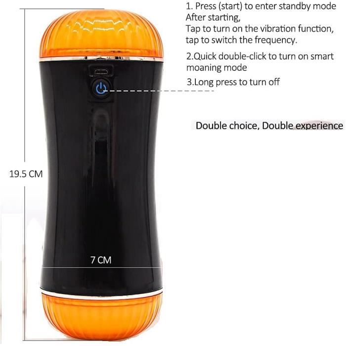 Masturbâteur Cup Va Et Vient Automatique Rechargeable Homme Avec Voix ...