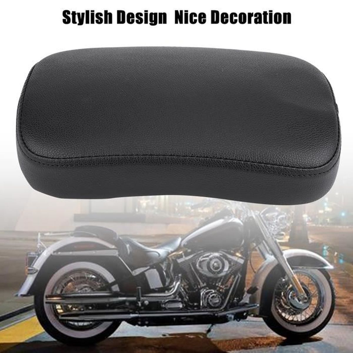 OLL® keenso Siège de moto Siège de coussin de passager arrière à ...