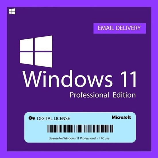 Clé Windows 11 Pro | Activation Sans Abonnement | Paiement Sécurisé à télécharger - Cdiscount