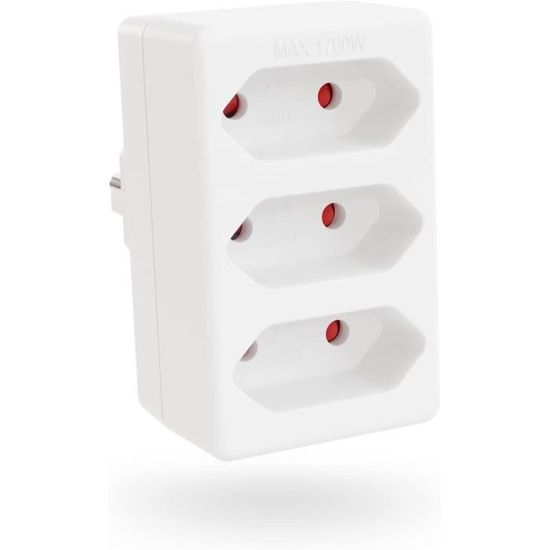 Triplite avec Max 1700W multiprise Electrique 3 triplette Electrique ...