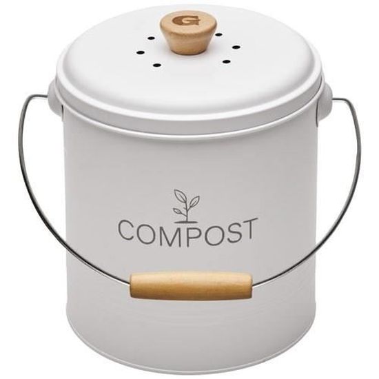 Seau à compost - GUILLOUARD - Rond - Capacité 4,5L - Avec seau ...