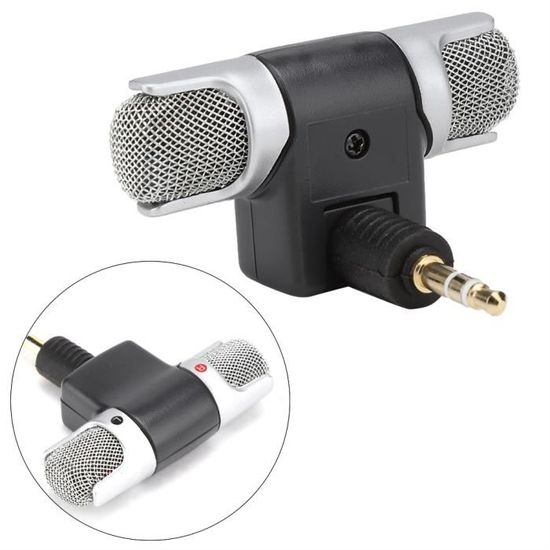 Qiilu Microphone HiFi Microphone de stylo d'enregistrement de téléphone ...