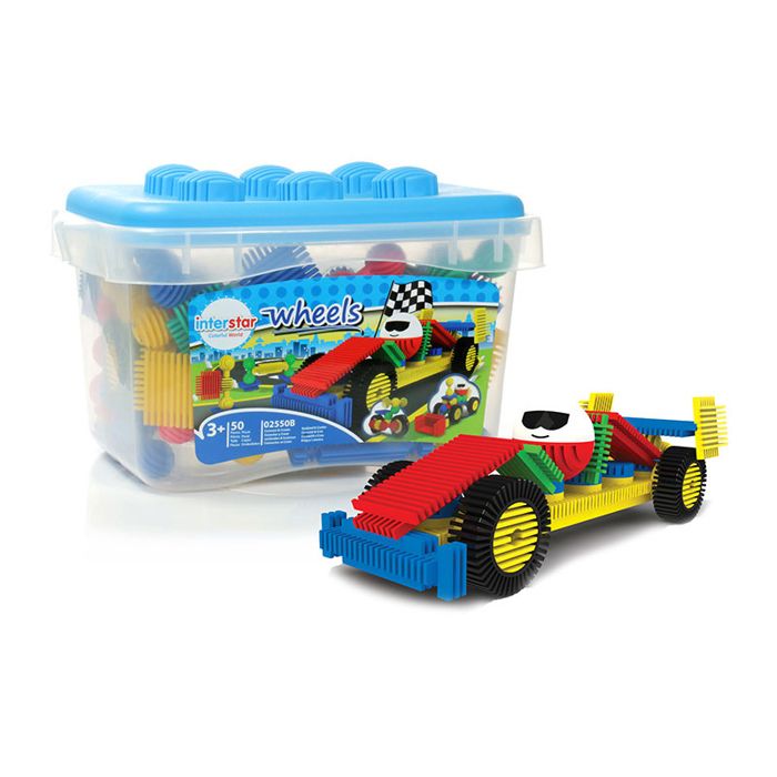 Interstar Jeu de construction Wheels 50 pièces - Dès 3 ans - Cdiscount ...