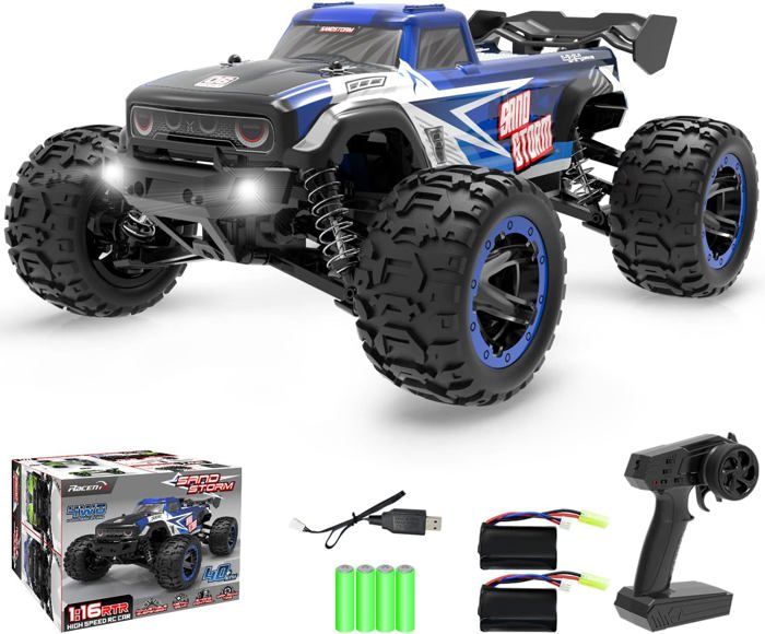 Voiture Télécommandée Enfant,4Wd Offroad Rc Voiture,2.4Ghz Rc Voiture Radiocommandee Jeux ...