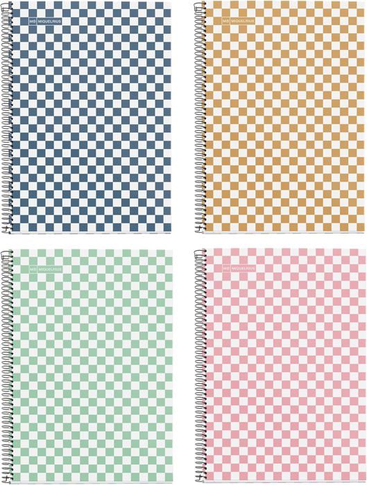 Lot De 4 Cahiers Scolaires 4 X 4 Mm, Format Folio (215 X 309 Mm), 80 ...