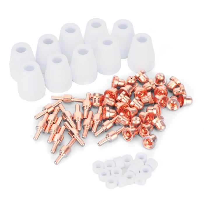 Électrode De Coupeur De Plasma 70Pcs Électrode Buse Consommables Pointe ...