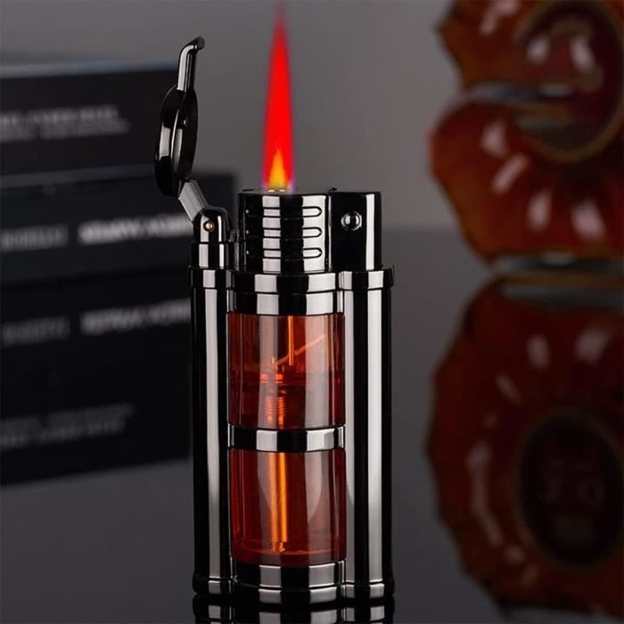 Briquet Torche Au Butane Portable Créativité Briquets Coupe-Vent À Jet ...