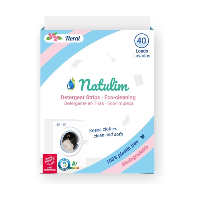 NATULIM - Bandes de lavage florales détergentes écologiques 40 lavages ...