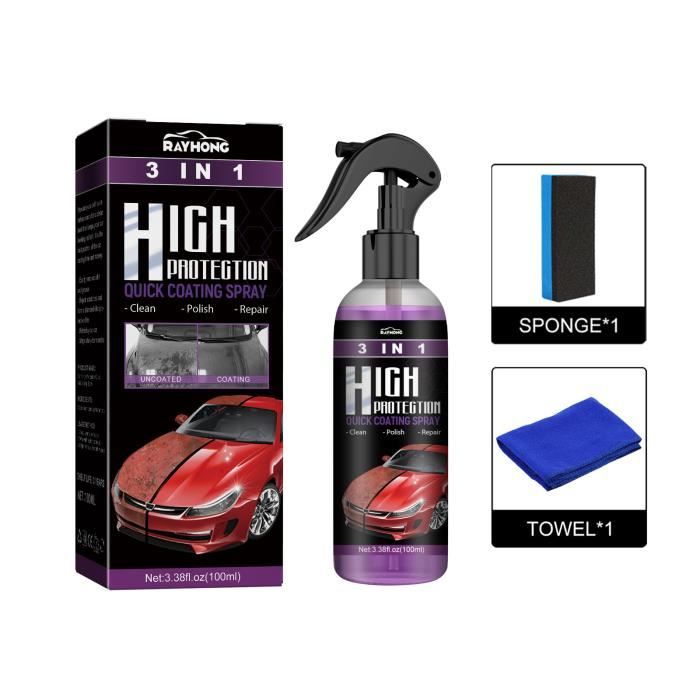Amisho 3 in 1 Coating Spray, Nano Car Scratch Removal Spray, 3 in 1 New ...