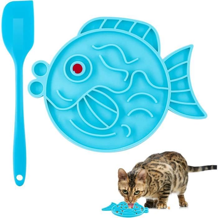 Bol pour Chat, Joli Gamelle Anti Glouton Chat en Forme de Poisson pour ...