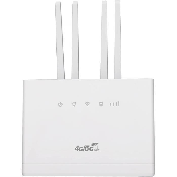 Routeur WiFi, Routeur Modem WiFi 4G LTE avec Emplacement pour Carte SIM ...