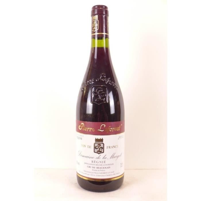 Regnié pierre laforest domaine de la margot rouge 2002 - beaujolais ...