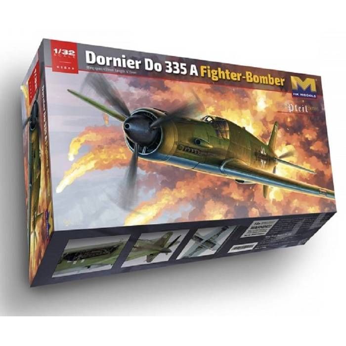 Maquette Avion Dornier Do 335 A Fighter Bomber - HK MODELS - 1/32ème ...