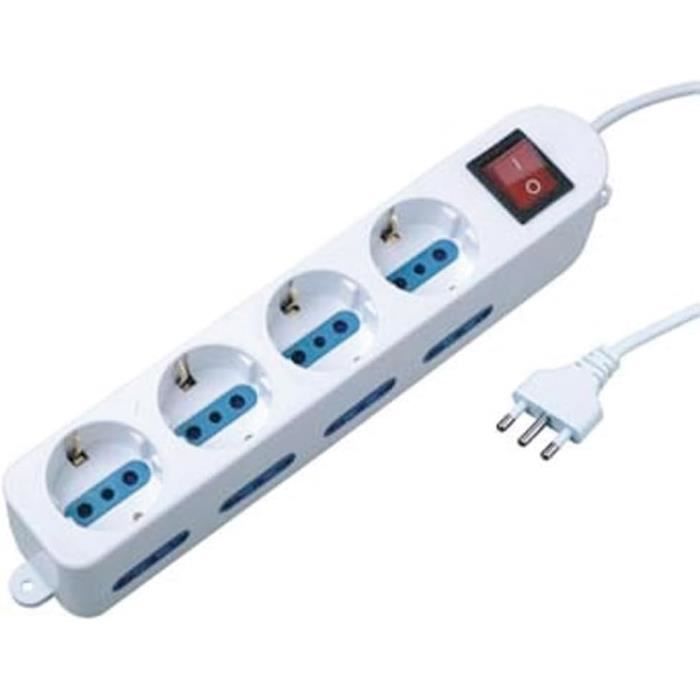 Cfg – Multiprise 4 Prises Schuko By-Pass + 8 Prises Bipasso Charge Max ...