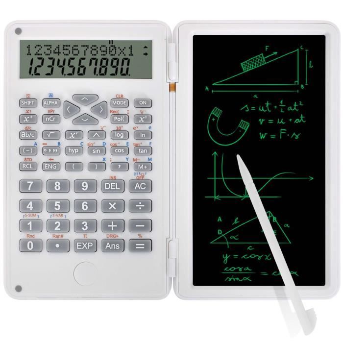 Calculatrice Scientifique, 10 Chiffres Calcula Portable Pliable ...