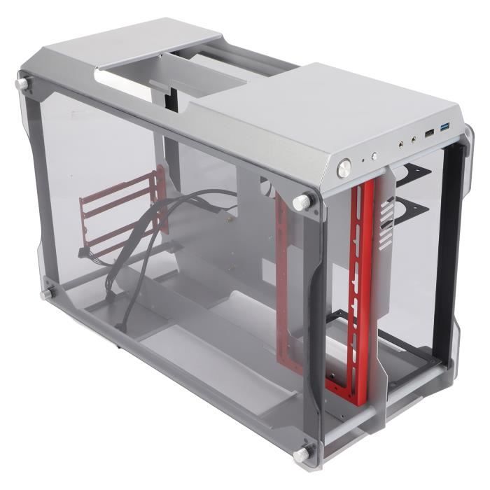 Dilwe boîtier de machine informatique Châssis de bureau pour carte mère ...