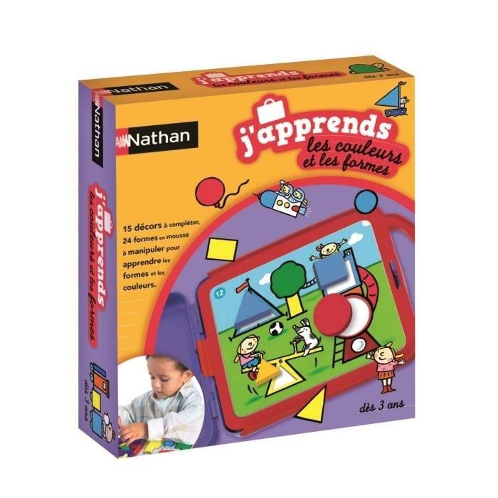 NATHAN J'apprends Formes et Couleurs - Cdiscount Jeux - Jouets