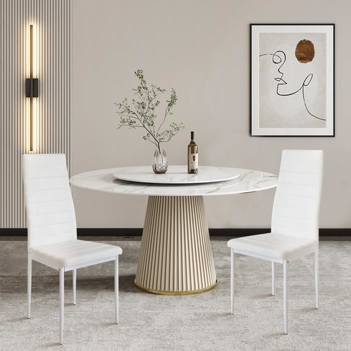 KEDIA. Lot de 2 Chaises de Salle à Manger de Style Vintage, Design ...