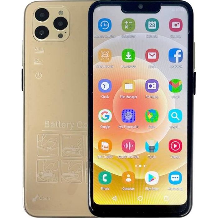 Smartphone I13 Pro Max 6,3 pouces Dual SIM Dual Standby Face ...