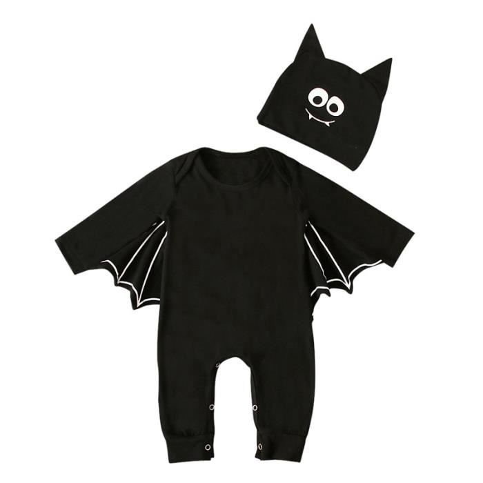 BARBOTEUSE-My First Halloween Cosplay Bat Costume Romper Newborn Baby Boys Girls Outfits Clothes ...