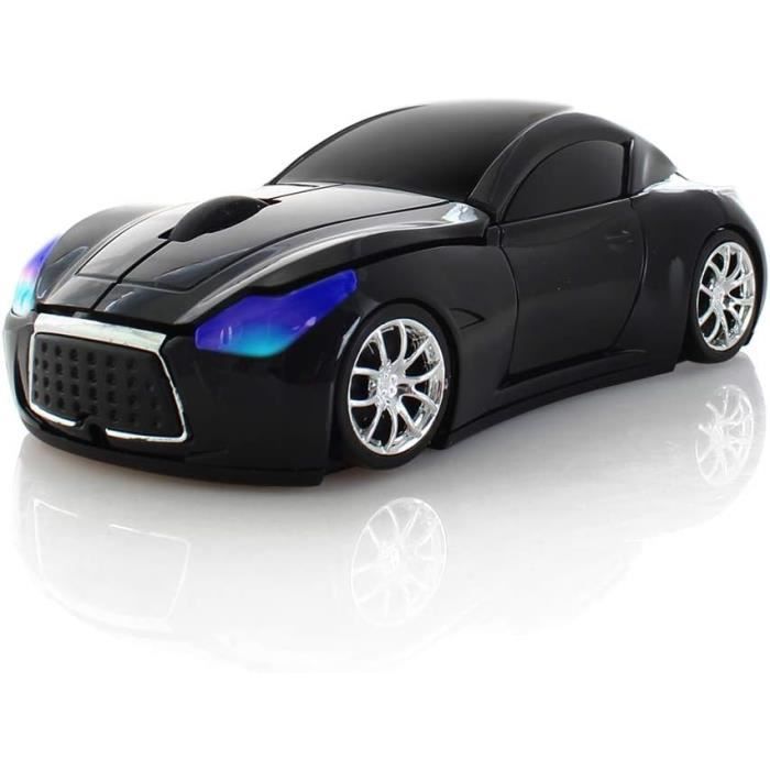 2.4Ghz 3D Souris Sans Fil Forme Voiture De Sport Usb 1600 Dpi Souris Optique Ergonomique Sans ...