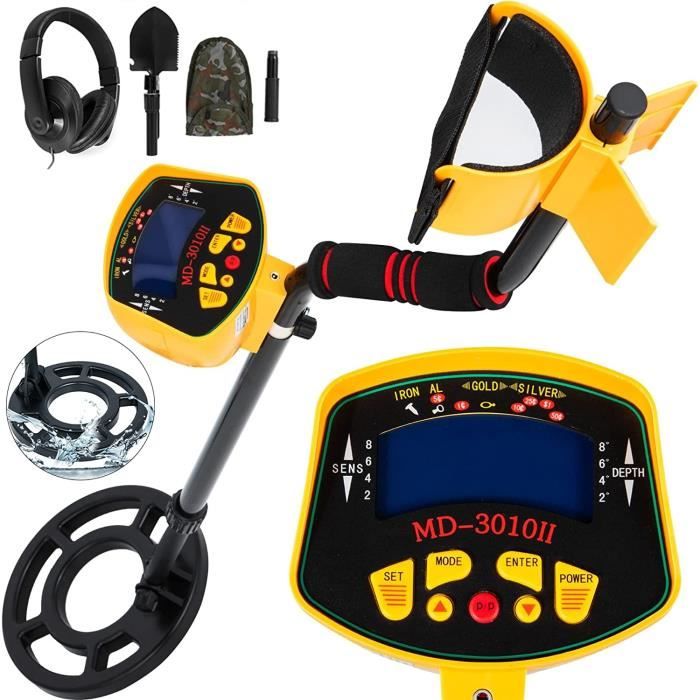 Ukiki Détecteur Dde Métaux Md3010 Pelle étanche avec Casque d'écoute de ...