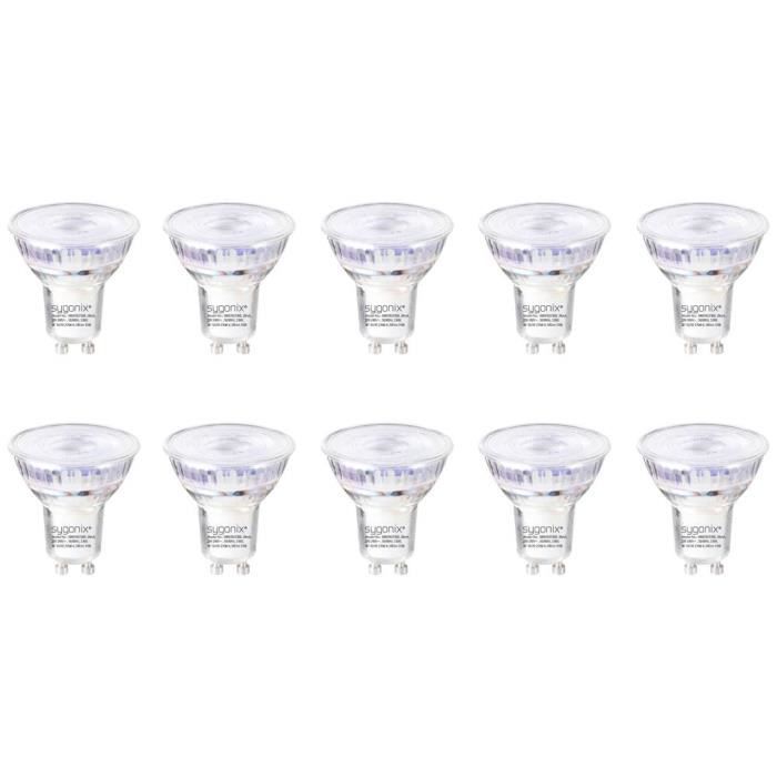 Ampoule LED - SYGONIX - SY-5237738 - 3.6 W - Blanc chaud - GU10 ...