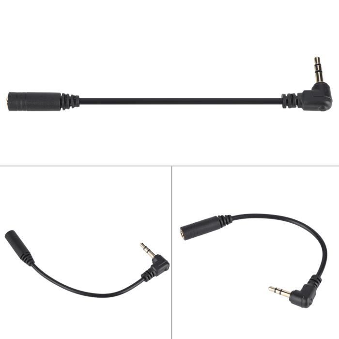 Tbest Convertisseur de micro Fil de câble, microphone 4 pôles à 3 pôles ...