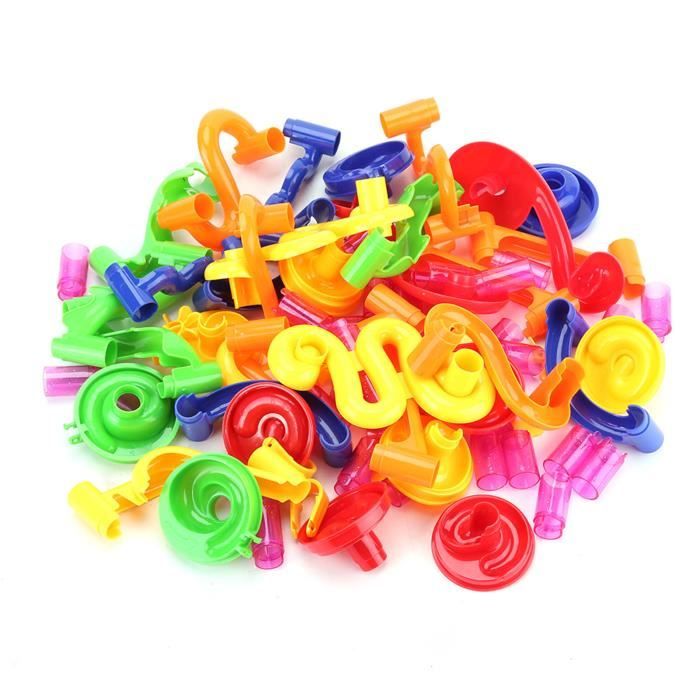 YAP Toboggan et Circuit à billes pour Enfant 105 pièces Jeu créatif ...