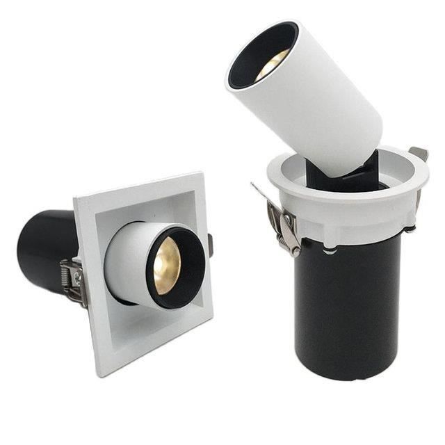 Downlight,Neutral White 4000K-15W Non-dimmable-White Round--Spot ...