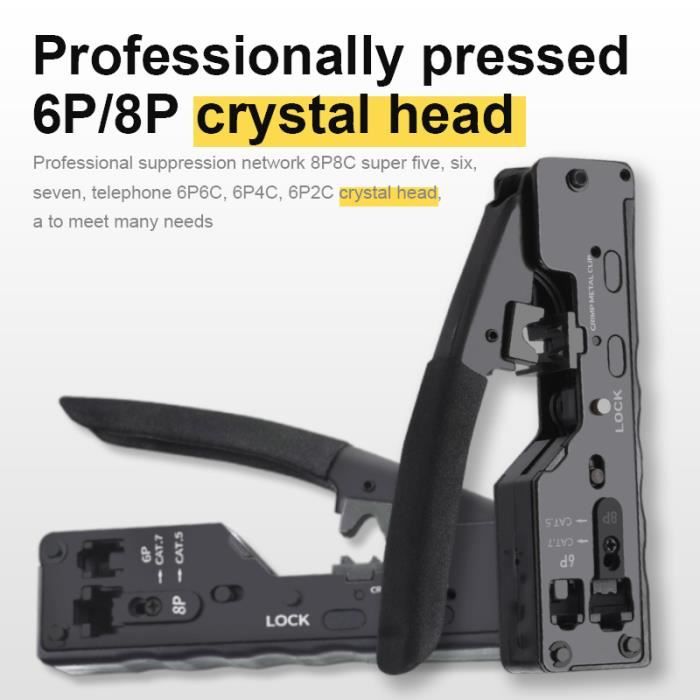 Set3 - Pince À Sertir Réseau Rj45, Outils De Sertissage, Connecteur ...