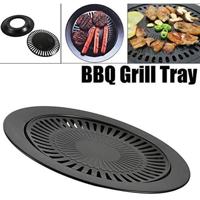 Plateau de barbecue - Style coréen antiadhésif sans fumée BBQ Grill ...
