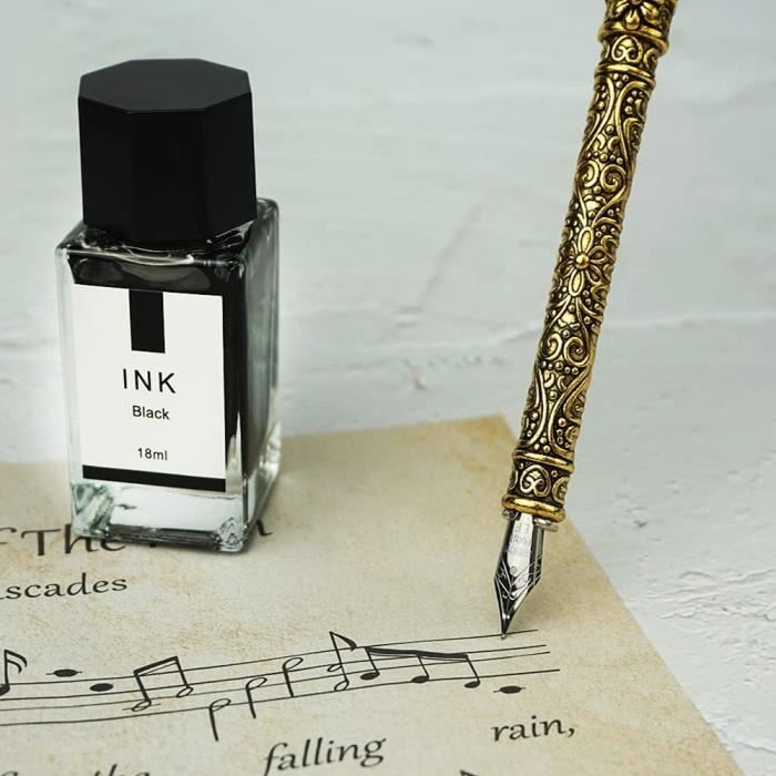 Feather Quill Stylos,Stylo Plume Vintage, Vintage Avec Avec 5 Plumes De ...