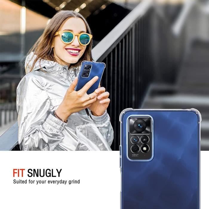 Coque Silicone Transparente - MASSILIA TECH - REDMI NOTE 12 PRO 4G ...