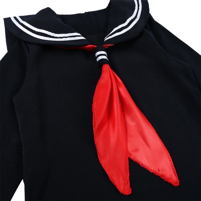 Femme Fille 3 Pcs Uniforme Scolaire Deguisement Écolière Japonaise