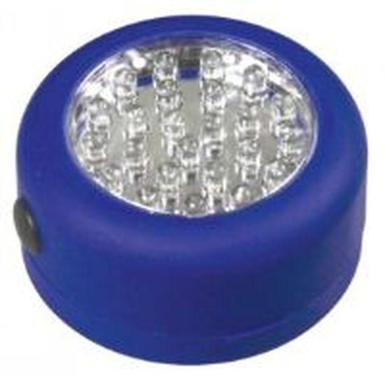 Lampe portable ronde à led, plasqtique bleu - Cdiscount Bricolage