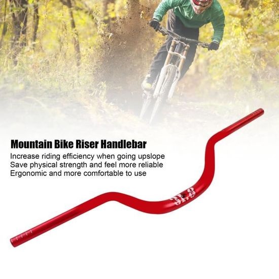 TIM® Guidon rehaussé de VTT avec grands angles horizontaux780mmguidon ...