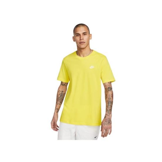 TEE-SHIRT NIKE SPORTSWEAR CLUB - OPTI YELLOW Opti yellow - Cdiscount ...