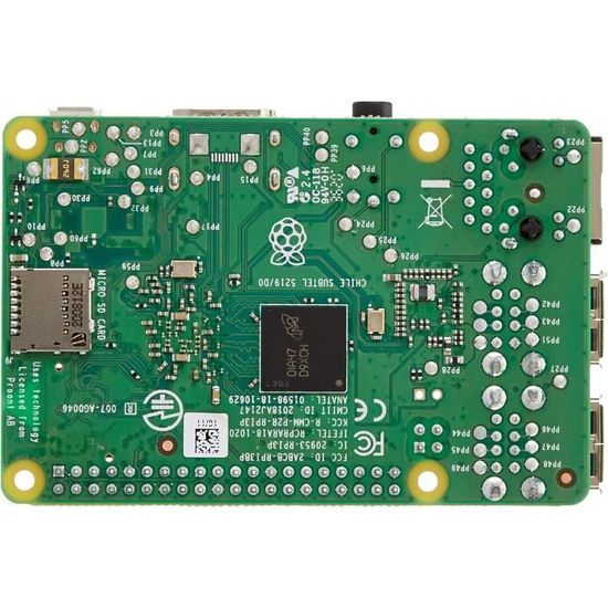 Carte-mère Raspberry Pi 3 Model B+ - WiFi et Bluetooth 4.2 - Ports USB et Micro SD - Cdiscount ...