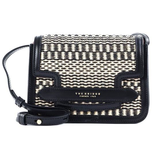 THE BRIDGE Lucrezia WOW Crossbody Bag Camel / Black [215397] - sac à ...