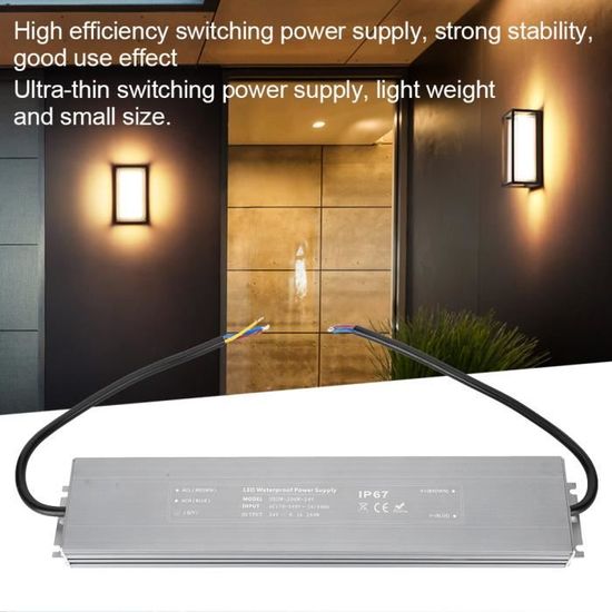 Alimentation étanche - VBESTLIFE - HRUW-200W-24V - 200W - IP67 ...