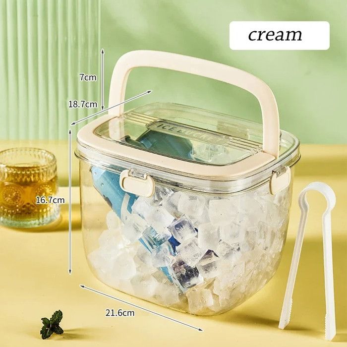 Cube à Glace en Silicone pour Congélateur avec Couvercle,Bac à Glace ...