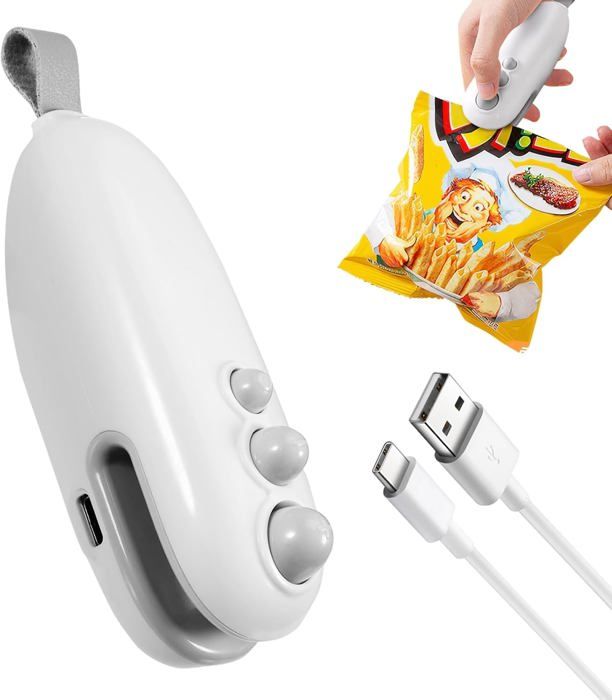 Mini Scelleur Sac Plastique 2 En 1 Portable À Chaud Et À Découper, Mini ...