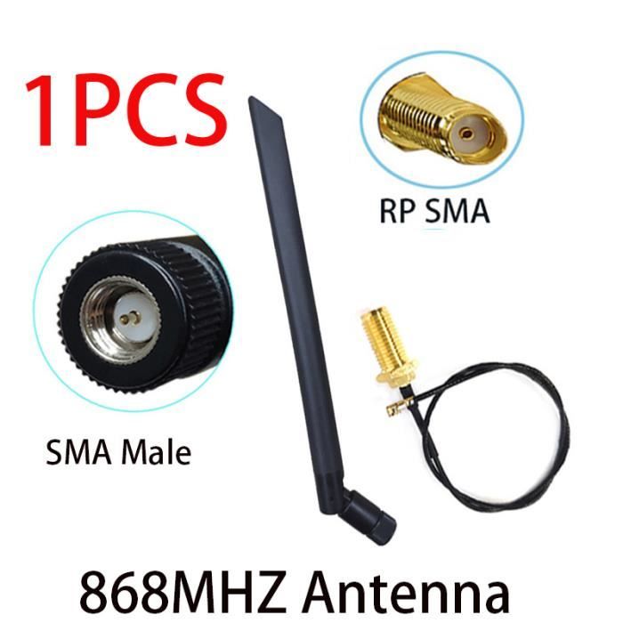 1PCSMC-Antenne lora pbx de 21cm, 868-915 MHz, connecteur 5dbi RP-SMA ...