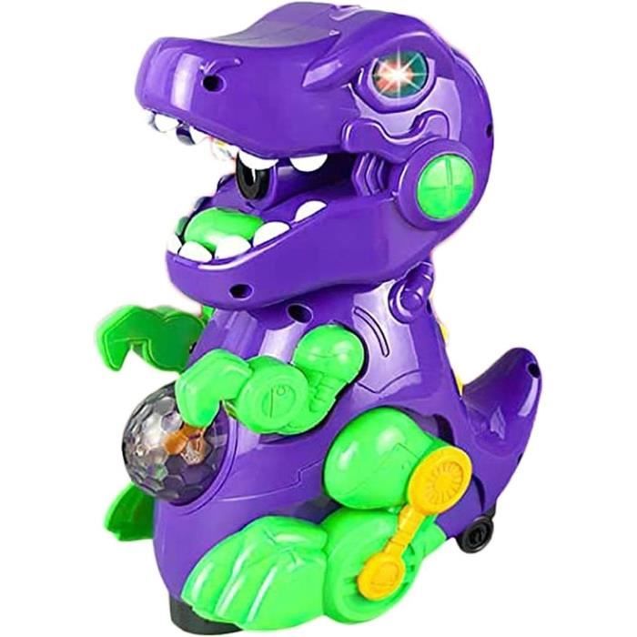 3 Modes Walk Dinosaure Bubble Machine Avec Musique Et Lumières Machine À Bulles De Plein Air ...