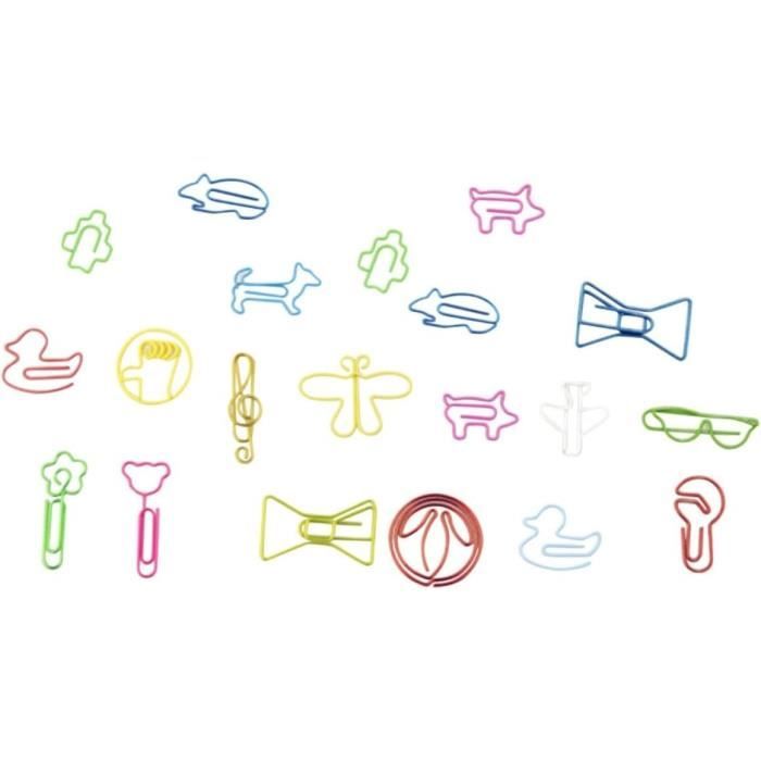 20 Pièces Trombones Colorés Trombone Support Trombone Trombones Pour ...